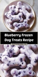 Blueberry Frozen Dog Treats Recipe – Puppy N Training