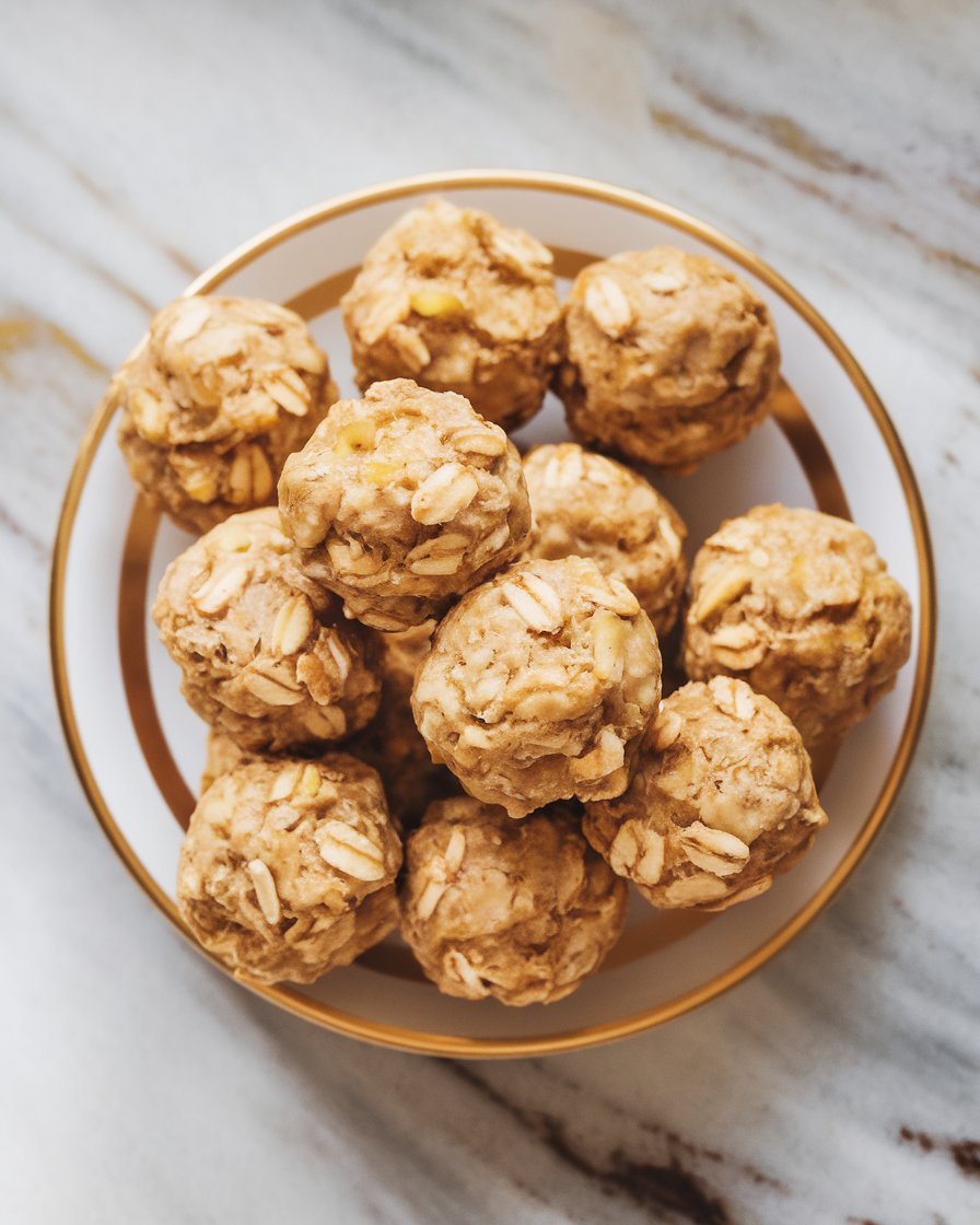 No-Bake Apple Cinnamon Oat Balls for Dogs – Puppy N Training